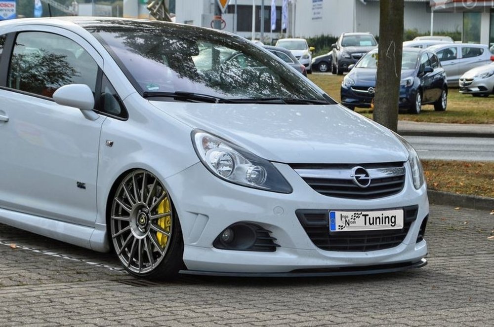 Vauxhall Corsa D VXR \ VXR Line \ Nurburging Front Bumper Lip Splitter ...