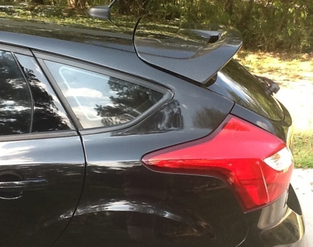 Carbon Fibre Upper Spoiler Ford Focus 2012, 3 Or 5-door, ST Type ...